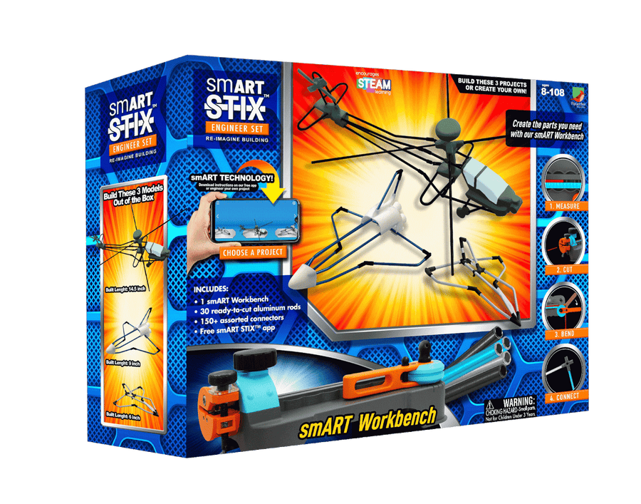 smART STIX™ Engineer Kit - Building Construction Toy – Flycatcher Toys